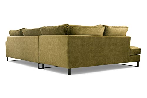Siblo Canapé d'angle avec Coussins 90x310x224 cm - CORBLACK Collection ...