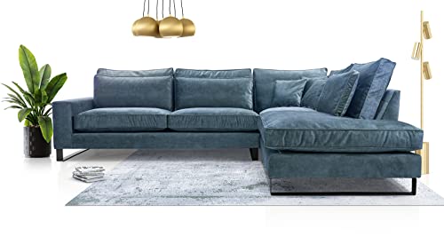 Siblo Canapé d'angle avec Coussins 90x310x224 cm - CORBLACK Collection ...